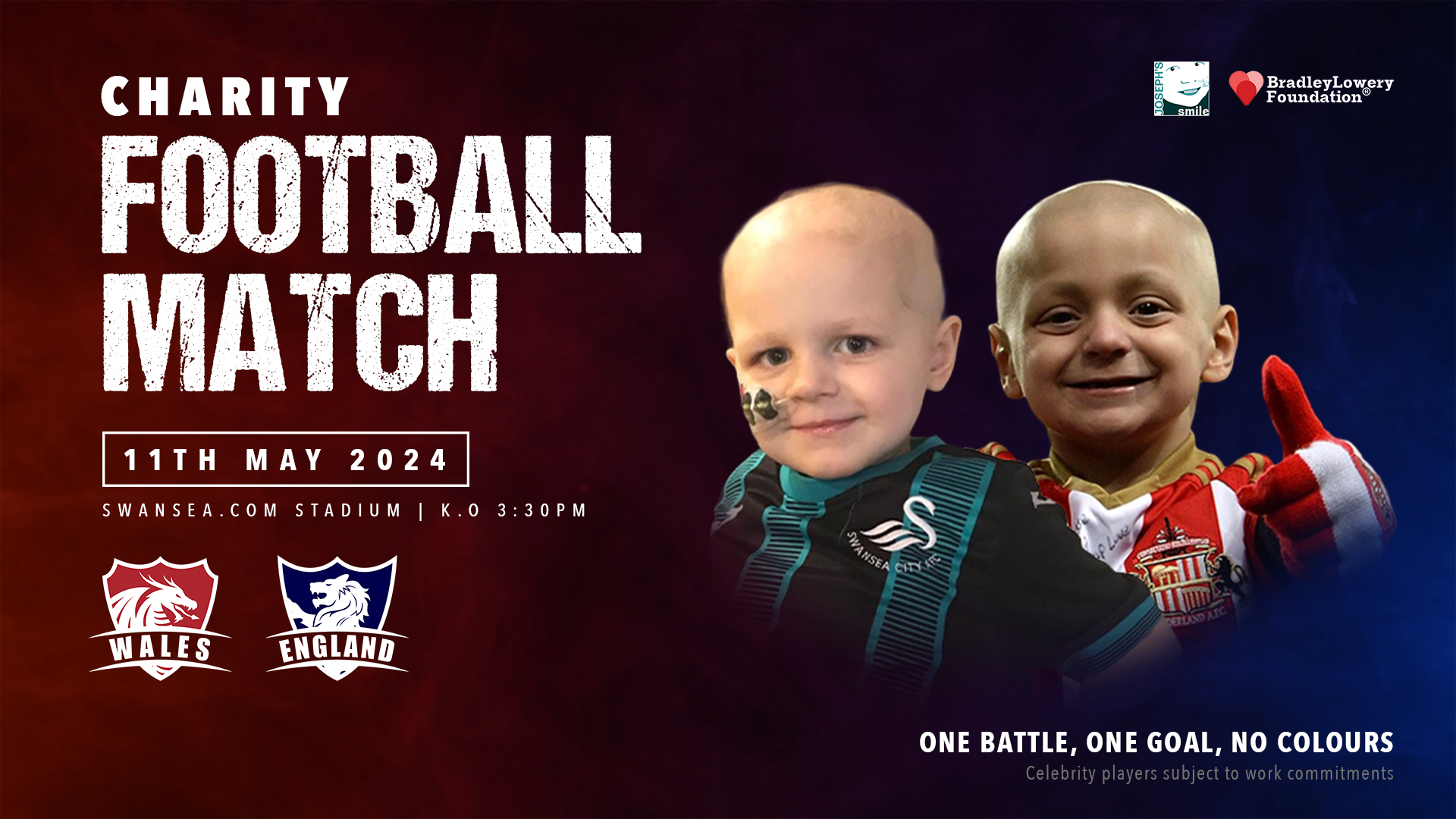 Swansea.com Stadium to host charity match presented by Joseph’s Smile | Swansea